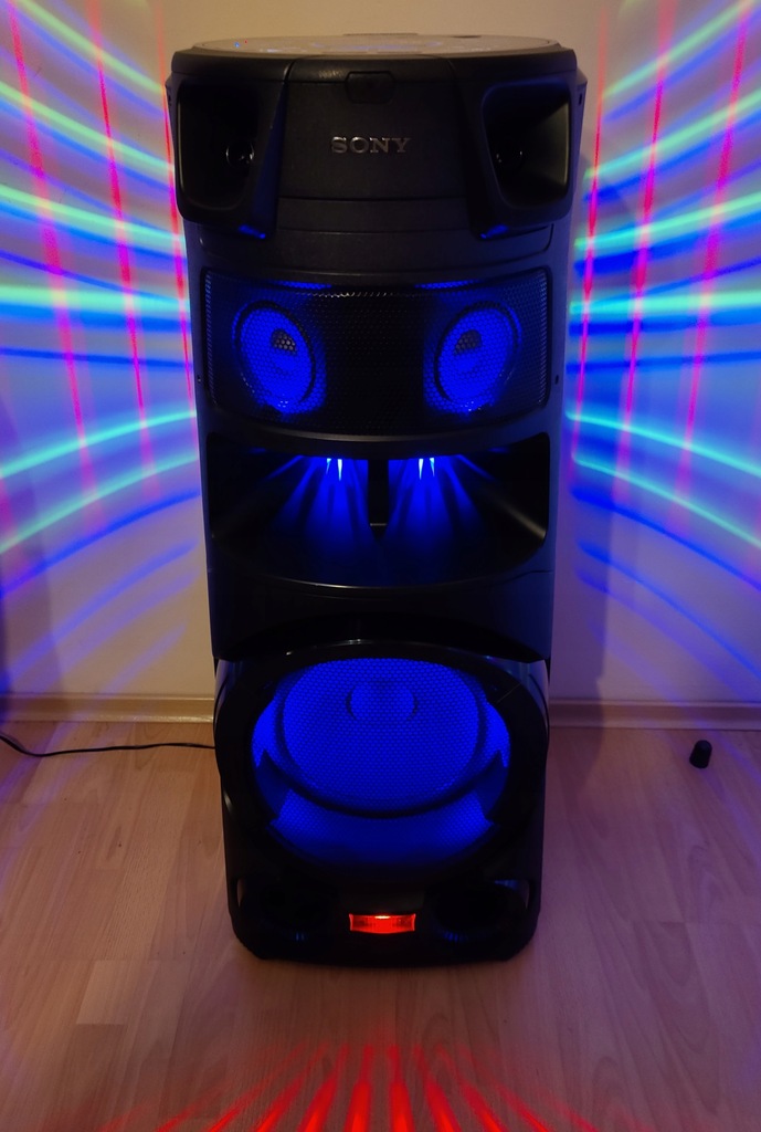 SONY MHC-V83D REWELACYJNY GŁOŚNIK IMPREZOWY OKAZJA - 13043296986 ...