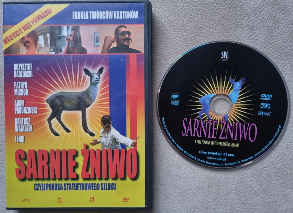 SARNIE ŻNIWO CZYLI POKUSA STATUETKOWEGO SZLAKU DVD - 13520117918 ...