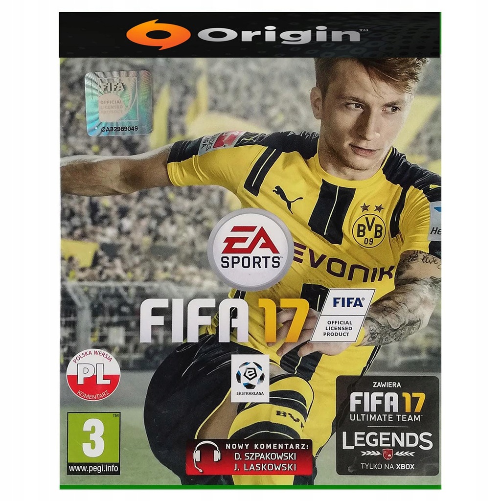FIFA 17 PC PL (KLUCZ CYFROWY ORIGIN) - 12407654186 - oficjalne archiwum ...
