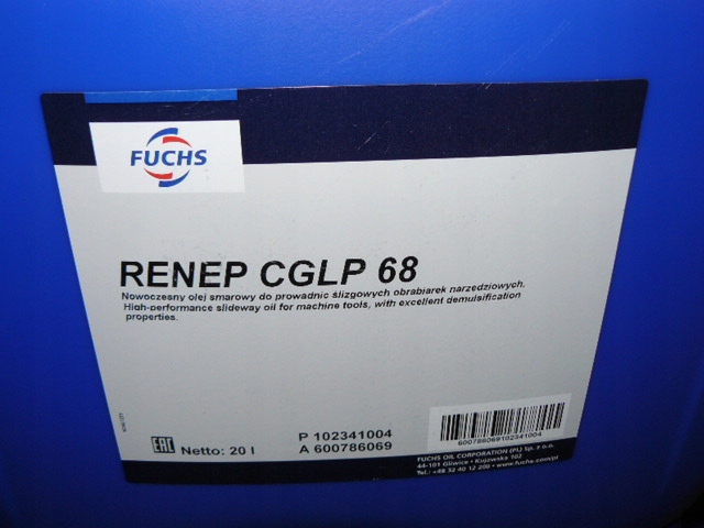 OLEJ DO PROWADNIC ŚLIZGOWYCH RENEP CGLP 68 20 L - 7887665769 ...