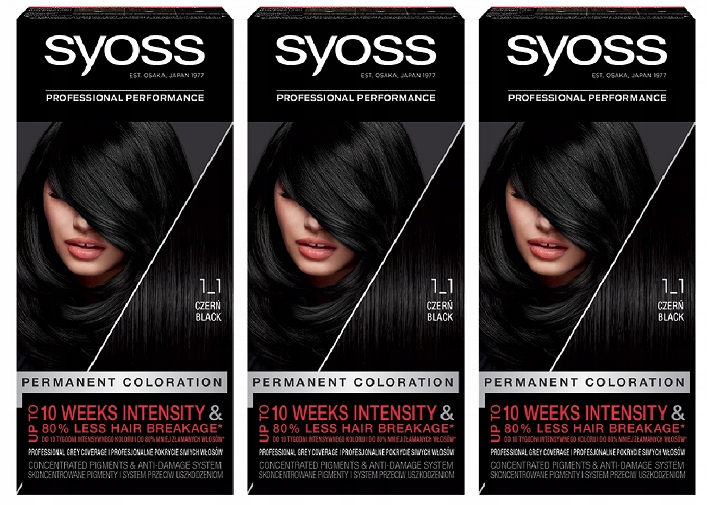 Zestaw Syoss Professional Performance Permanent Coloration 1-1 Farba X ...