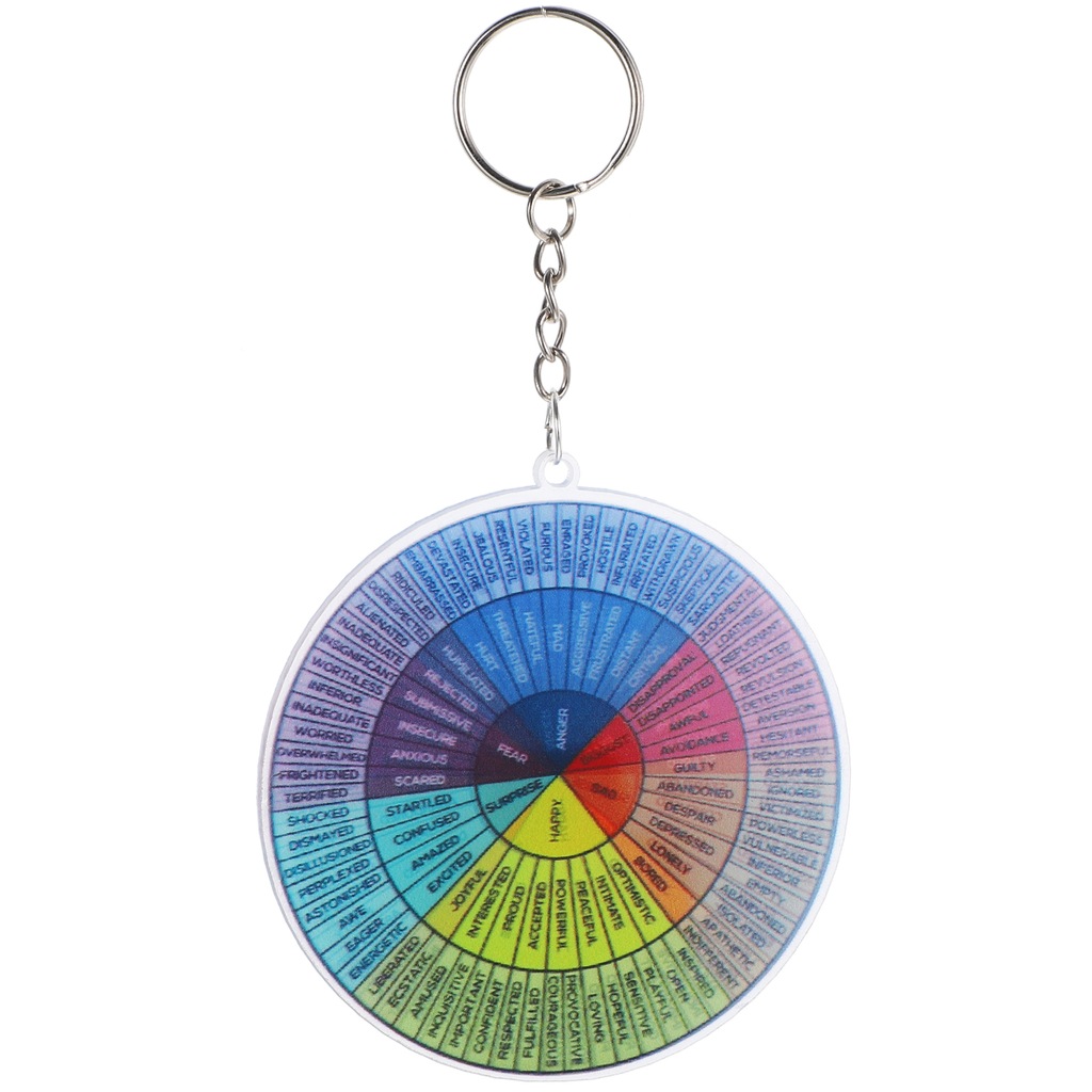 Feelings Wheel Keychain Emotions Pendant - 14121376986 - oficjalne ...
