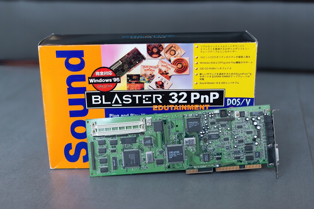 Sound Blaster AWE32 CT3990 BOX zestaw 100% OK - 13204734374 - oficjalne ...