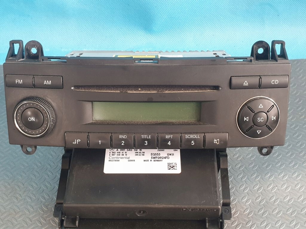 Mercedes Sprinter 906 Radio Oryginalne A9069006001 - 12215524824 ...