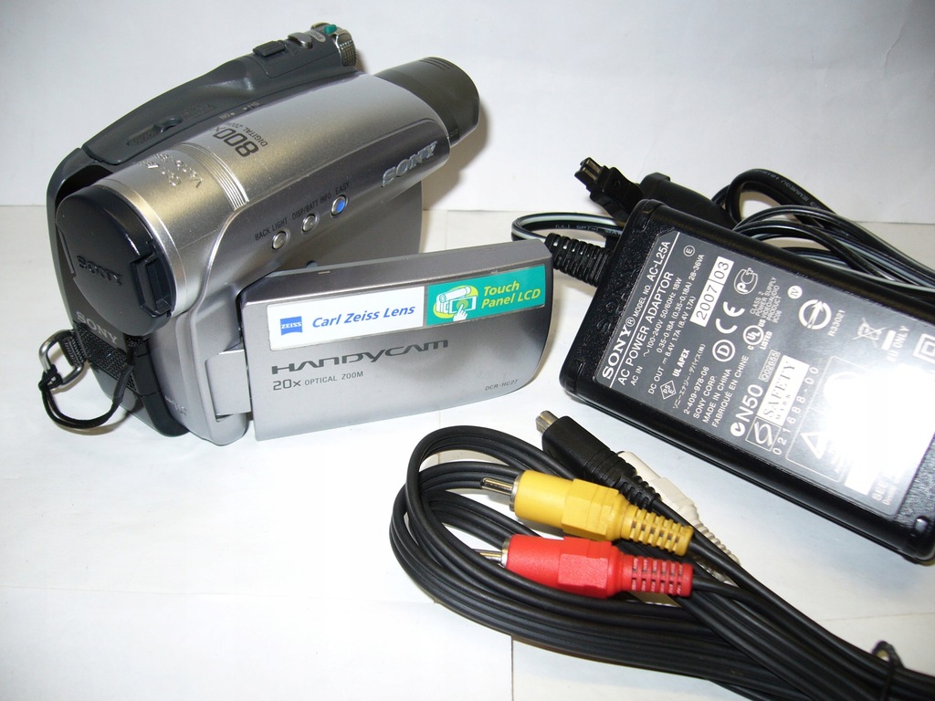 SONY DCR-HC 27E - zgraj kasety MiniDV w Pal / NTSC - 13092138162 - oficjalne archiwum Allegro