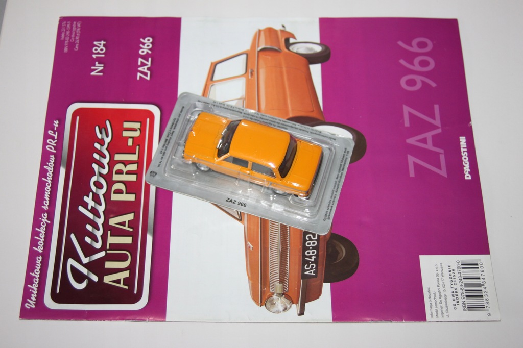 KULTOWE AUTA PRL-u ZAZ 966 /nr184/ 1/43 - 17291355727 - oficjalne ...