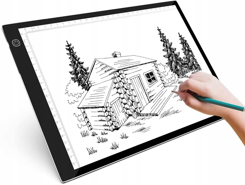 Tablica do Rysowania Deska Kreślarska Kalka A4 LED - 11227796404 ...