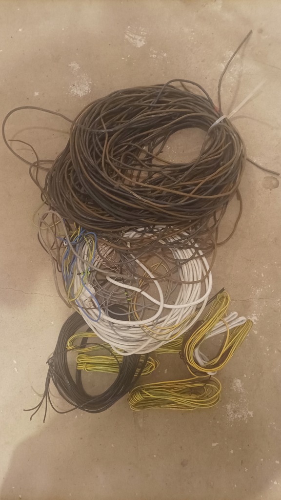 Przewody elektyczne 1,5mm2 2,5mm2 żyły ochronne - 12662311119 ...