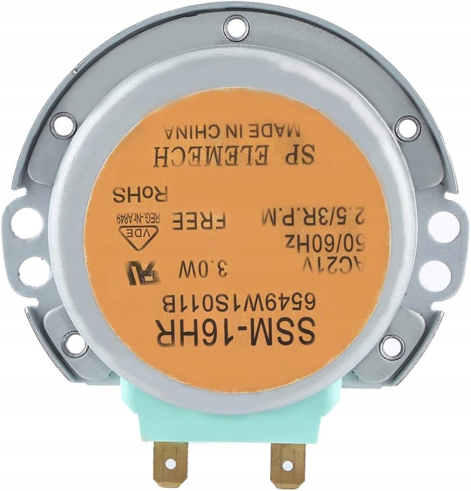 Silnik napęd do talerza mikrofali silniczek obrotowy SSM 16HR 3W AC 21V - 15016428406 ...