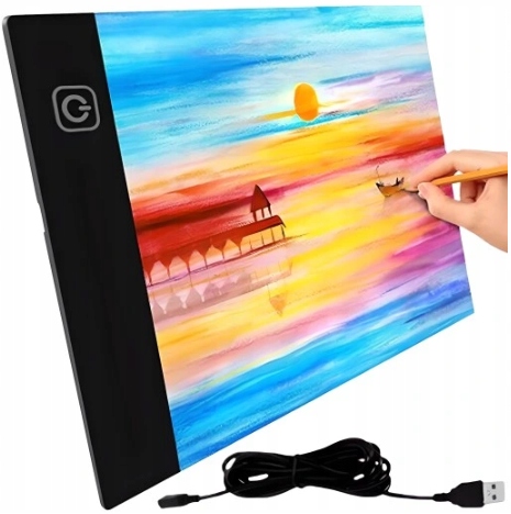 TABLICA LED DESKA DO RYSOWANIA NAUKI DLA DZIECI - 12983573911 ...