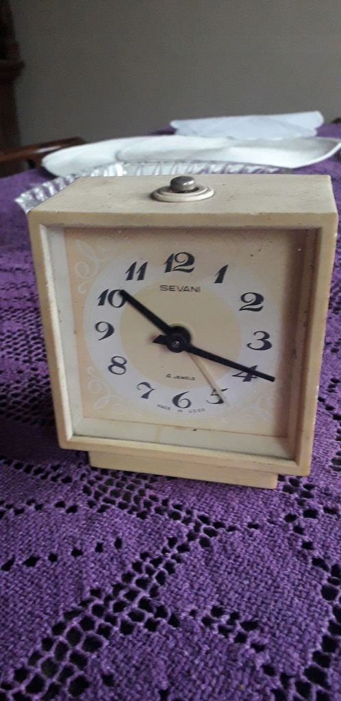 Stary rosyjski budzik SEVANI - 13390188394 - oficjalne archiwum Allegro