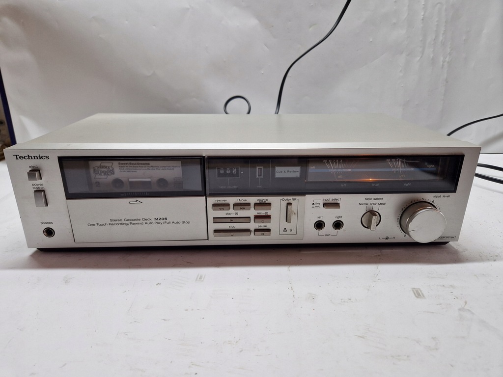 Magnetofon kasetowy Technics RS-M206 srebrny - 15962884056 - oficjalne ...