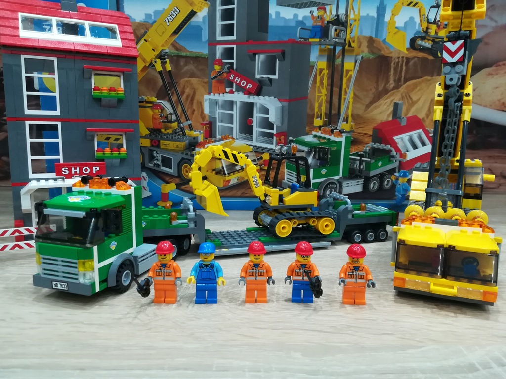 Lego 7633 CITY Plac budowy jak nowy dźwig - 8944345010 - oficjalne ...