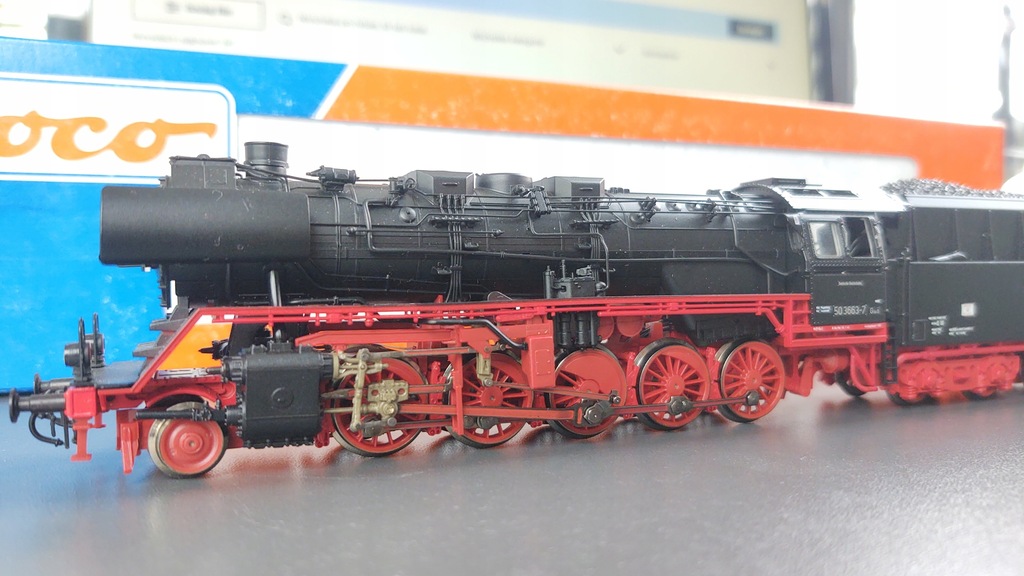 Lokomotywa parowóz ROCO BR 50 3663 DR - DCC - 13785612028 - oficjalne ...