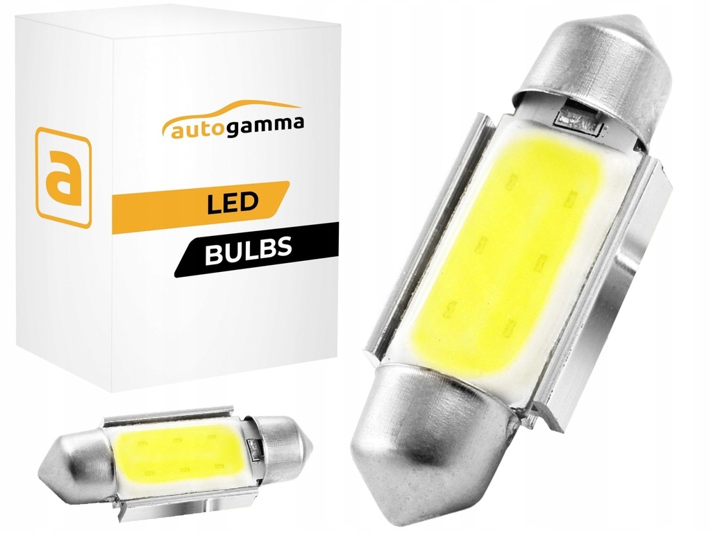 Żarówka LED C5W 36mm 5w Stabilizator Rurka Canbus - 12988728704 - oficjalne archiwum Allegro