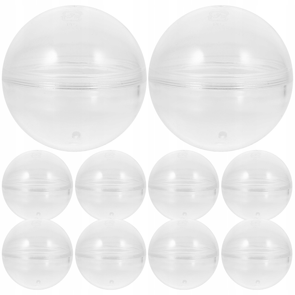 CLEAR CAPSULES BALLS TWISTED FILLABLE EMPTY - 15864139752 - oficjalne ...