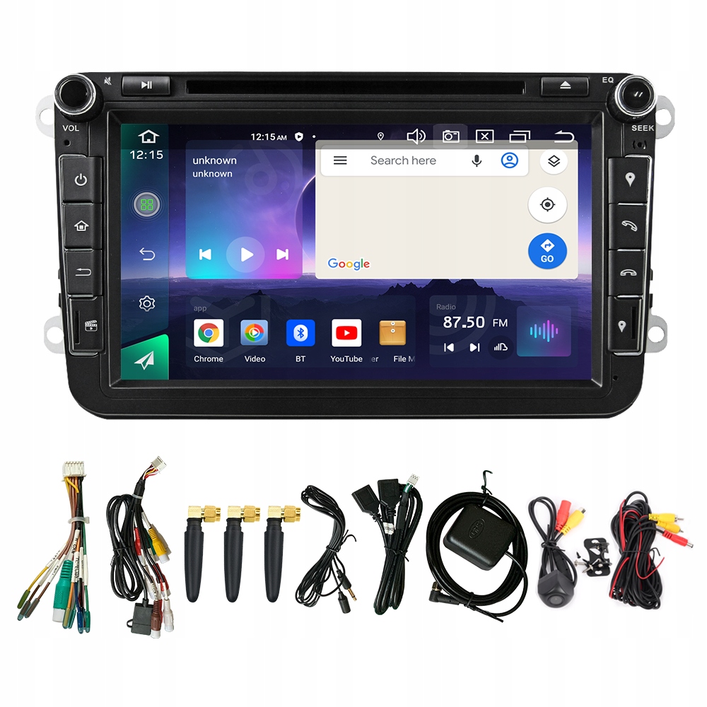 RADIO 2 DIN ANDROID VW GOLF V VI 5 6 PASSAT B6 B7 - 11156164898 - oficjalne archiwum Allegro