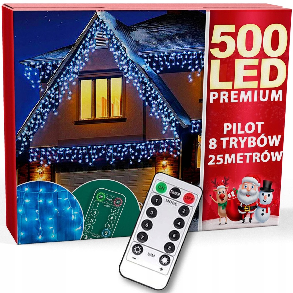 Sople oświetlenie zewnętrzne 500 LED 25m - 11505720698 - oficjalne ...