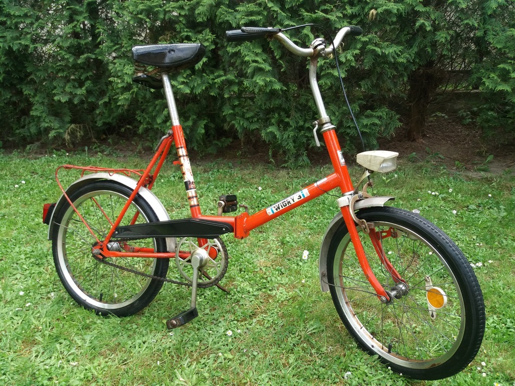 Rower Romet Wigry 3 składak PRL zzr Orginał 1984 r - 7327074209 ...