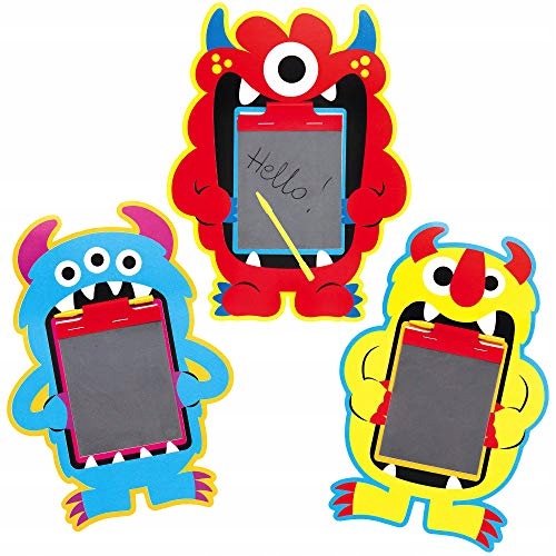 Baker Ross AX603 Monster Bunch Magic Slates - Pack of 12, Scratch ...