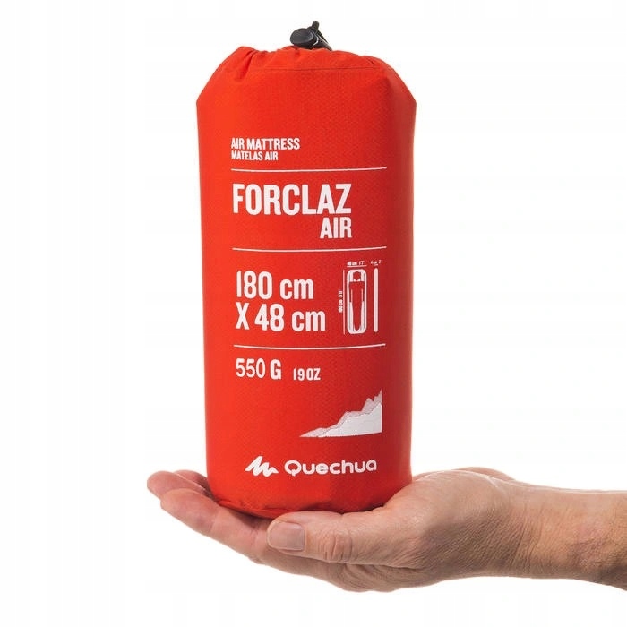 Quechua Dmuchany Materac Forclaz Air 550g 180x48cm - 10608222266 - oficjalne archiwum Allegro