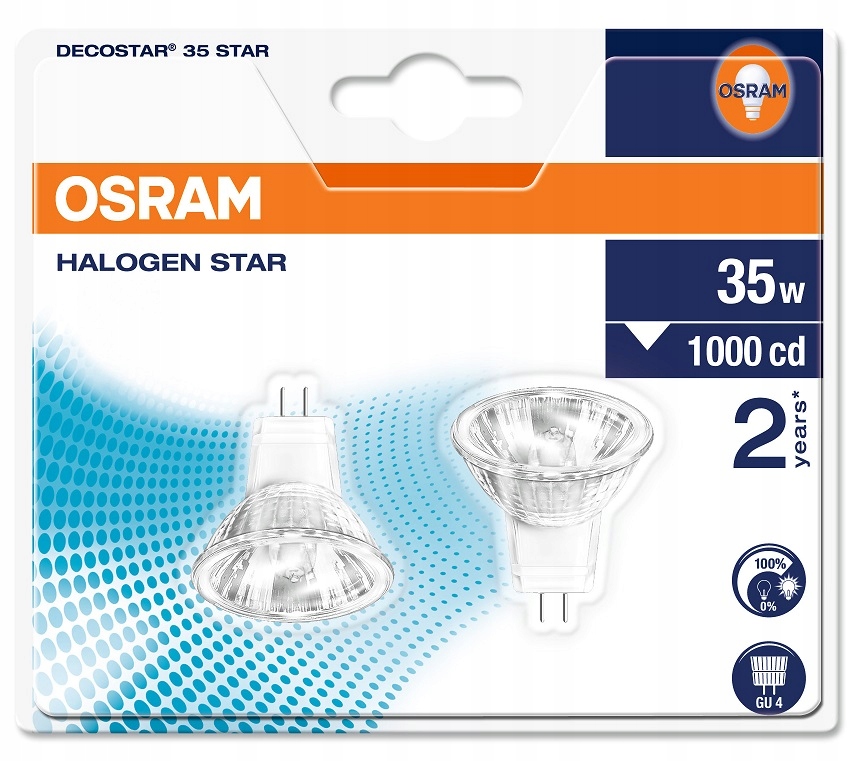 Osram żarówka halogen reflektor 35mm 35W GU4 - 8891590063 - oficjalne ... Osram żarówka halogen reflektor 35mm 35W GU4 - 8891590063 - oficjalne ...