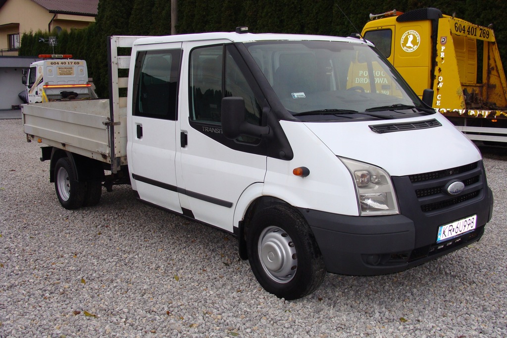 Ford Transit Dubel kabina skrzynia - 14757881197 - oficjalne archiwum Allegro