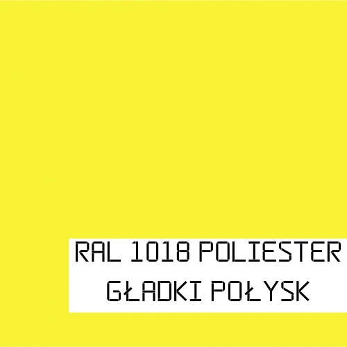 Farba proszkowa RAL 1018 Poliester Gładki Połysk - 9728713975 ...