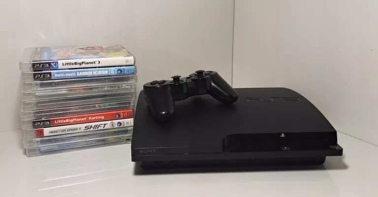 PS3 SLIM 250 GB, ZESTAW - 15182305878 - oficjalne archiwum Allegro