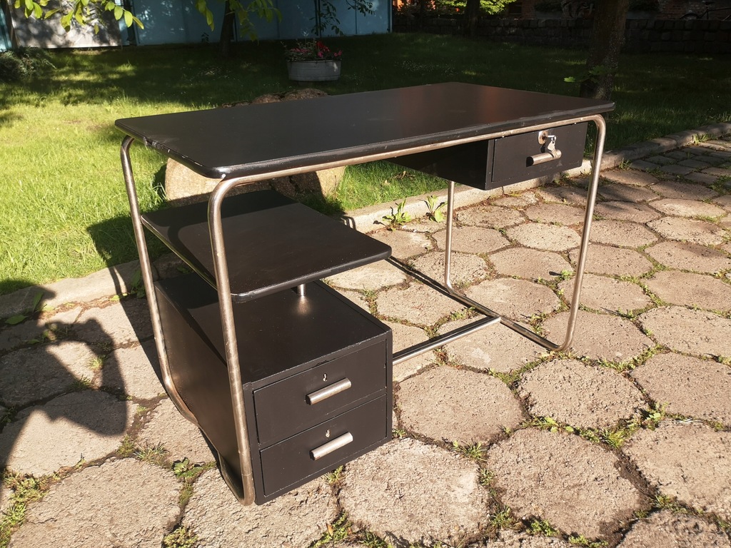 Biurko - Design Bauhaus Modernizm Art Deco Chrom - 12219973960 ...