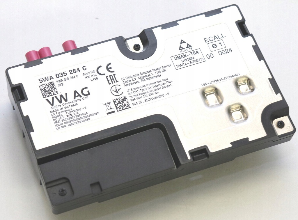 STEROWNIK MODUŁ ONLINE 5WA035284C AUDI VW SEAT SKO - 13740666950 ...