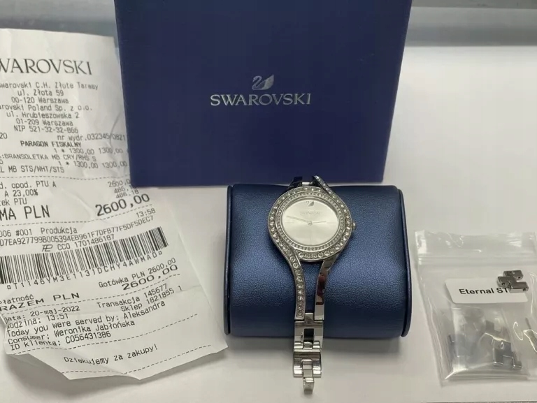 ZEGAREK SWAROVSKI ETERNAL - 12367144286 - oficjalne archiwum Allegro