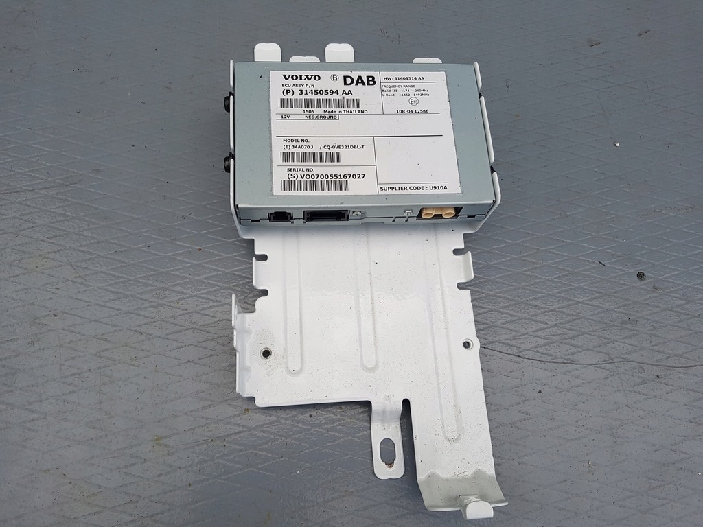 VOLVO S60 V60 II MODUŁ DAB TUNER RADIA - 9683652132 - oficjalne ...