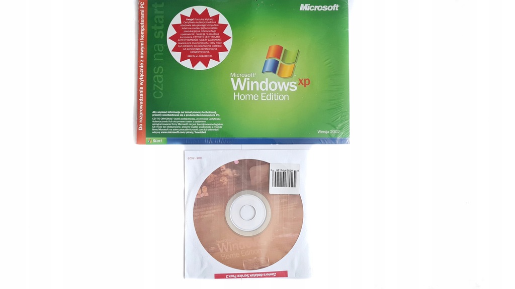SYSTEM OPERACYJNY MICROSOFT WINDOWS XP HOME EDITION 2002 SP2 ...