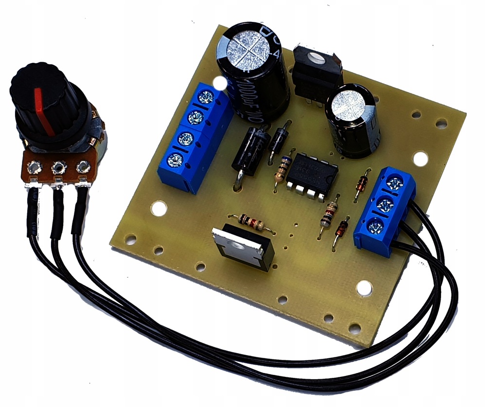 Regulator Prędkości silnika DC PWM 100W 12V - 14073203656 - oficjalne archiwum Allegro