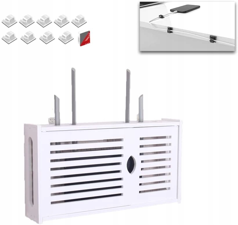 Szafka na router biała - 12292417480 - oficjalne archiwum Allegro