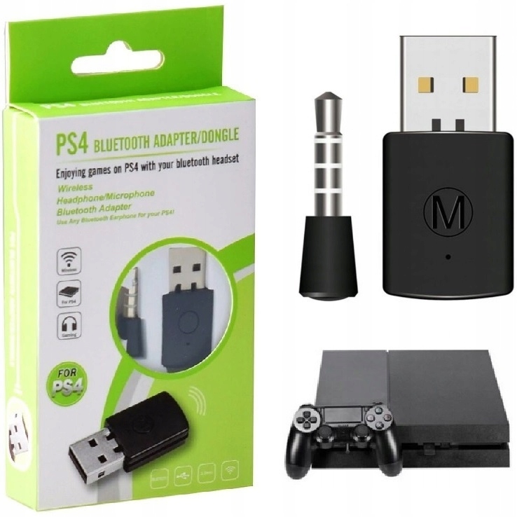 ADAPTER BLUETOOTH 4.0 SONY PS4 SŁUCHAWKI AUDIO - 12602237798 ...