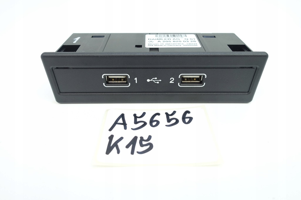 GNIAZDO PORT USB MERCEDES C W205 A2058200326 - 12331883453 - oficjalne ...