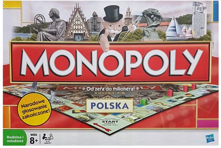 Hasbro Gra Monopoly Polska - 11643511863 - oficjalne archiwum Allegro