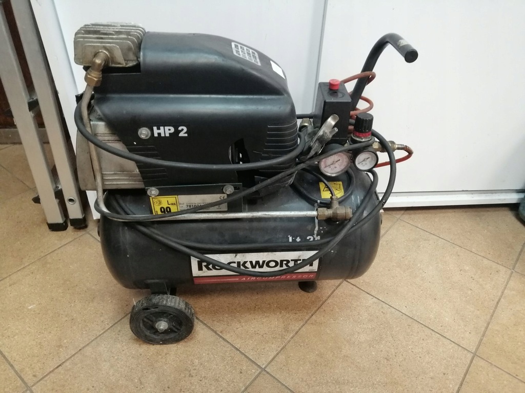 Kompresor RockWorth 24L olejowy - 13369494377 - oficjalne archiwum Allegro