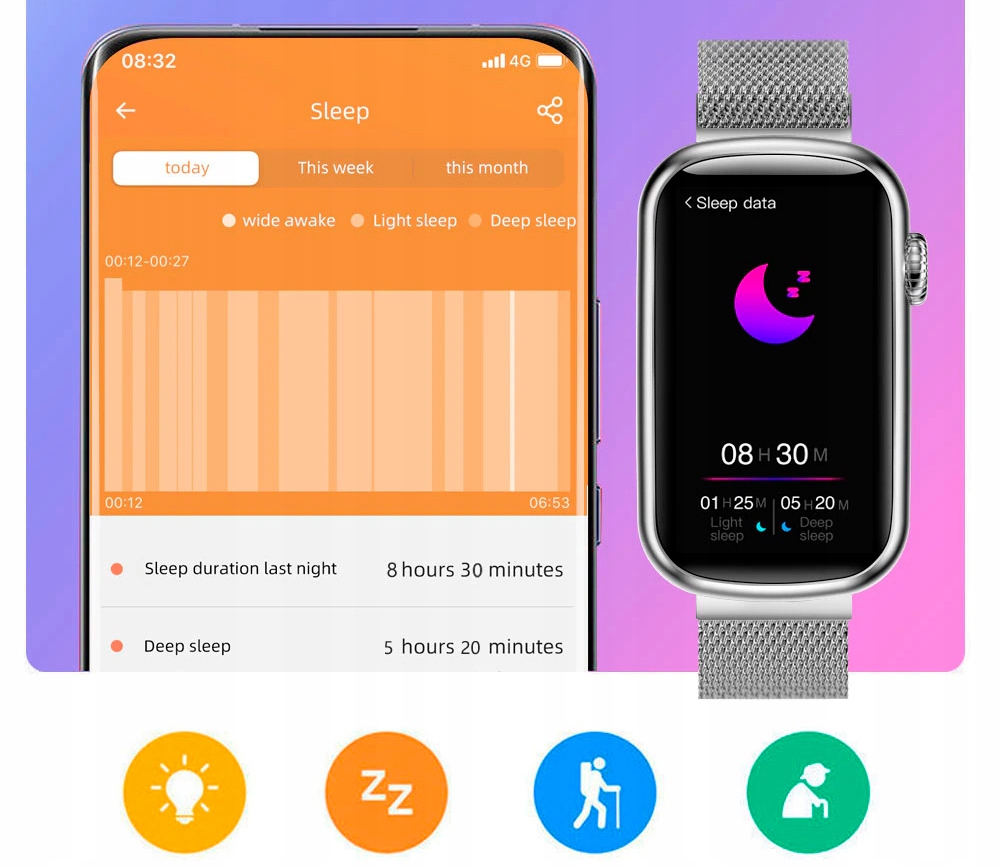 Купить SMARTWATCH SPORT PRO PL PULSE ШАГИ AMOLED: отзывы, фото и ...
