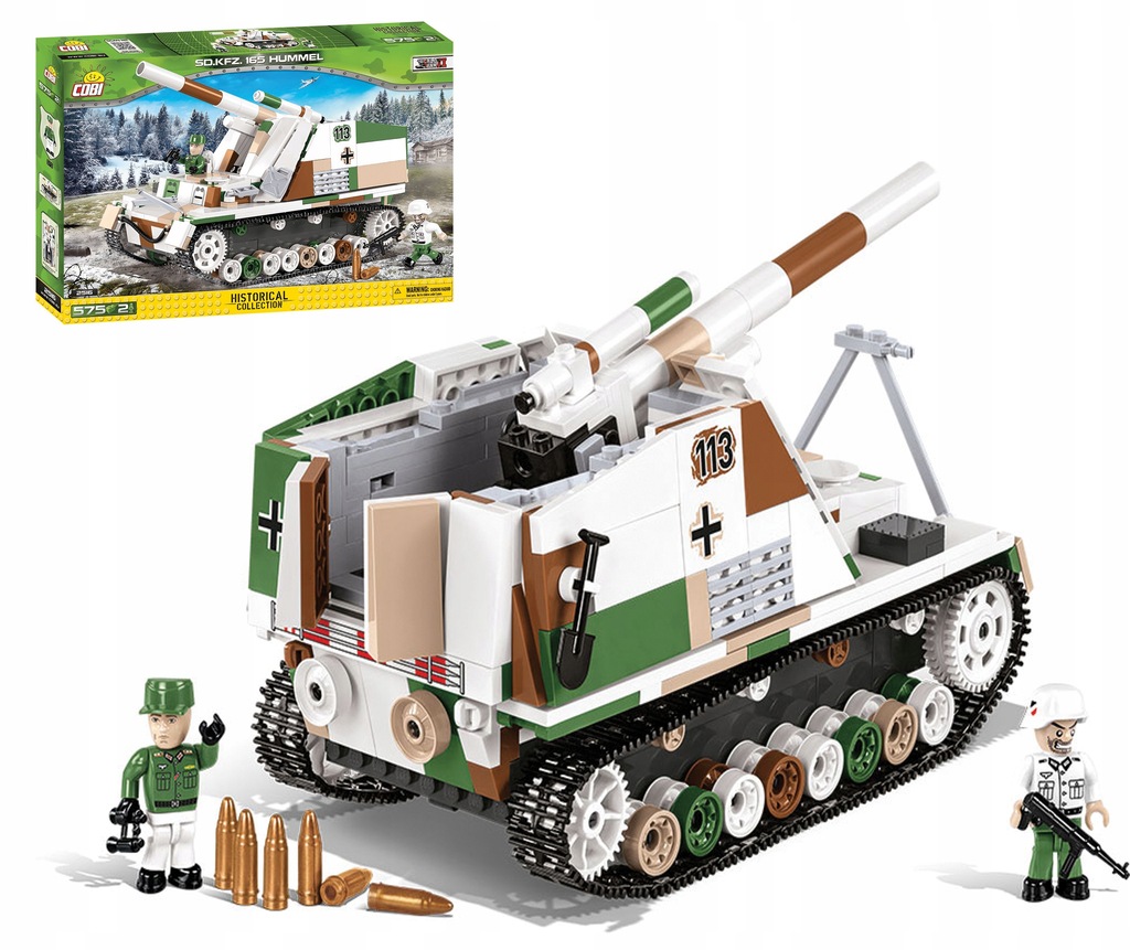 KLOCKI MAŁA ARMIA DZIAŁO Sd.Kfz. 165 Hummel COBI - 7820313907 ...