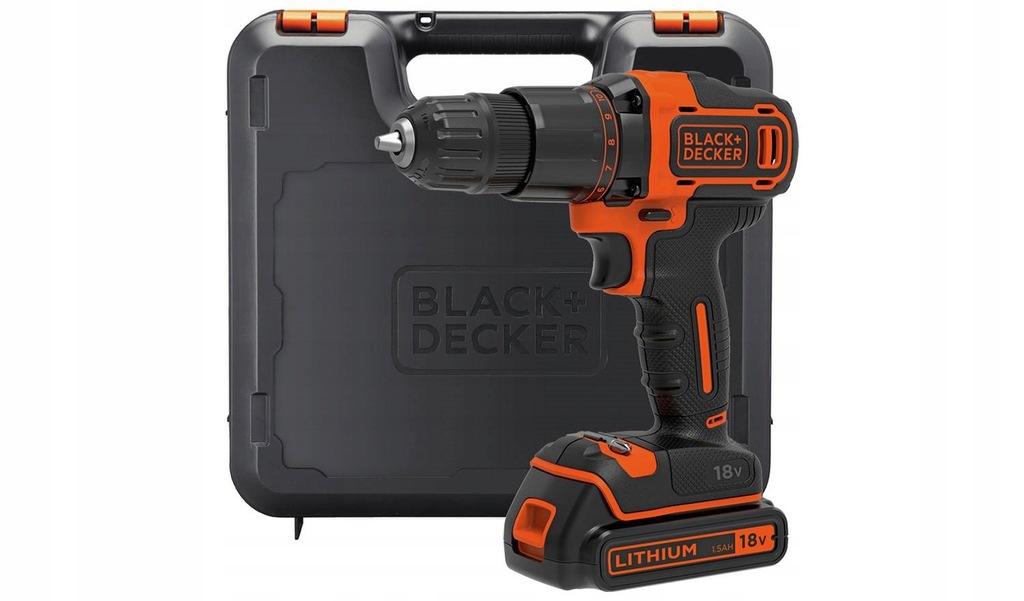 Black + Decker BCD700S Wiertarko-wkrętarka 18 V - 8878795181 ...