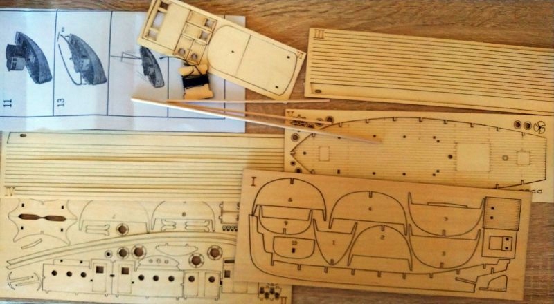 Drewniany model kutra rybackiego skala 1:30 - 11345130440 - oficjalne ...