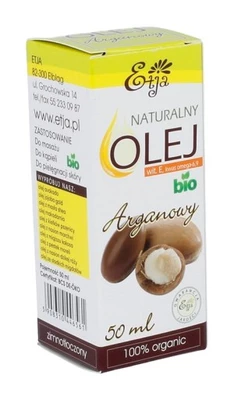 ETJA NATURALNY OLEJ ARGANOWY 50ml BIO KWASY OMEGA - 6854214437 - oficjalne archiwum Allegro