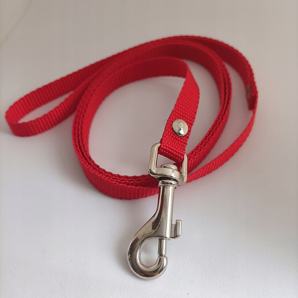 Smycz dla psa małej rasy 10mm-125 cm czerwona producent mar-zoo ...