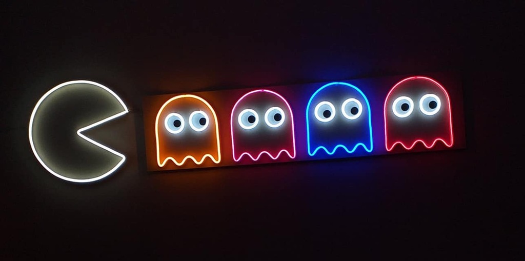 Neon Led Premium Pac Man - neon na ścianę, znak neonowy, napis neonowy ...