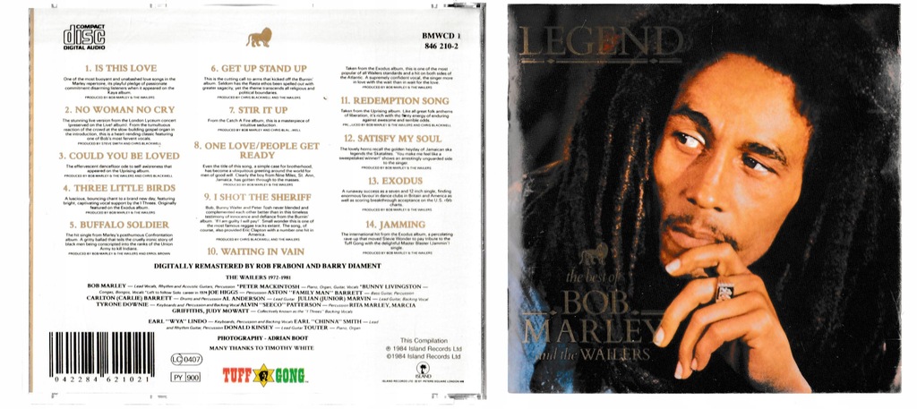 Płyta CD Bob Marley Wailers Legend The Best Of I Wyd _________________ - 13108540941 - oficjalne ...