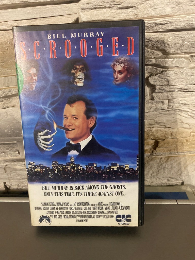 Scrooged Opowieść Wigilijna VHS - 13642273187 - oficjalne archiwum Allegro