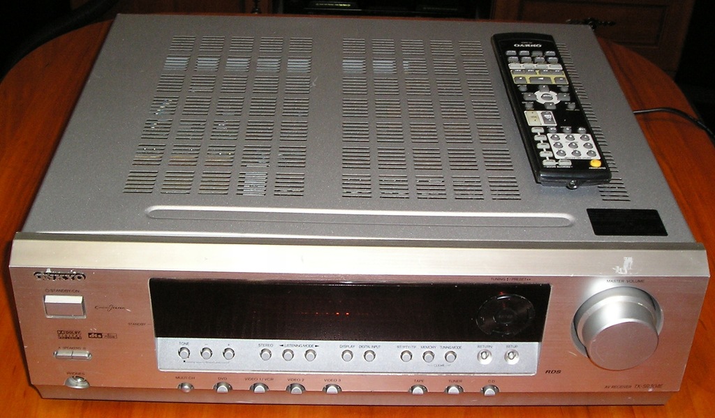 ONKYO TX SR304E 5.1amplituner kina domowego srebrn - 13109235104 - oficjalne archiwum Allegro